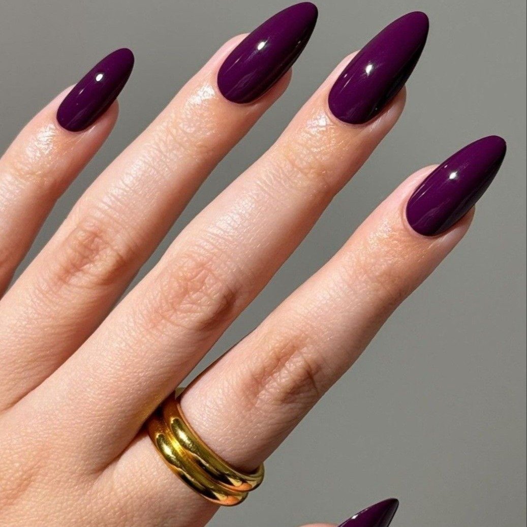 Inspirações de unhas com esmalte roxo, a aposta estilosa da temporada ...
