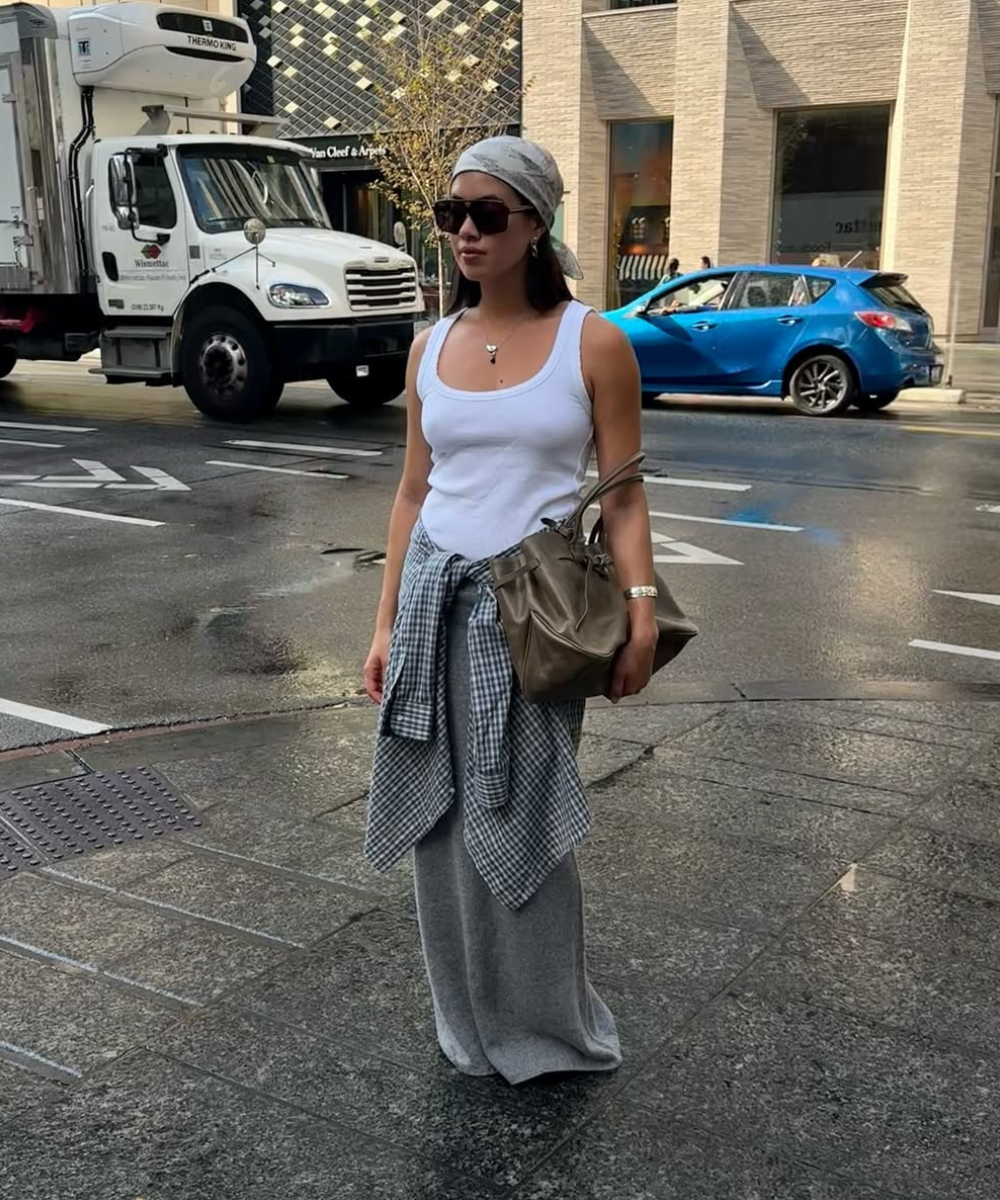 Camisa amarrada na cintura é o (velho) truque que toda estilosa está usando » STEAL THE LOOK